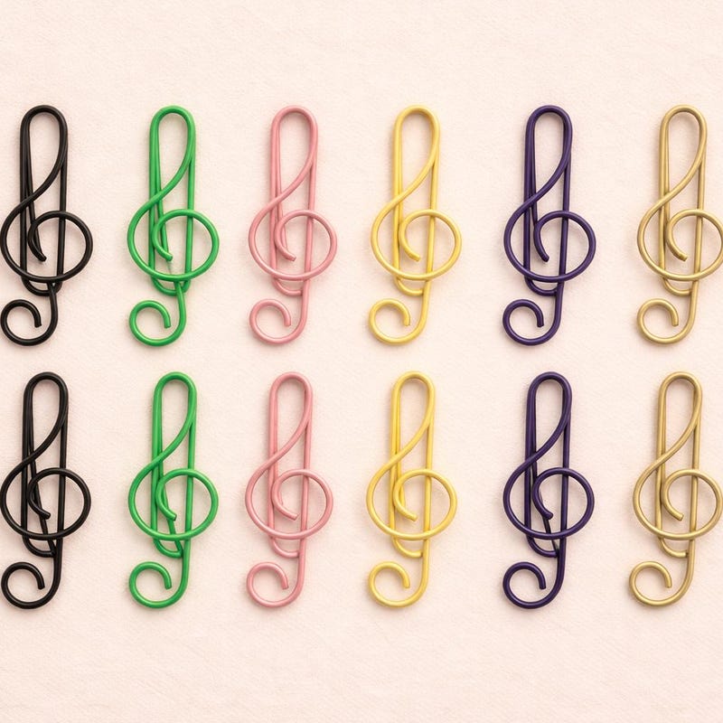Music Notes Paperclips - Etsy