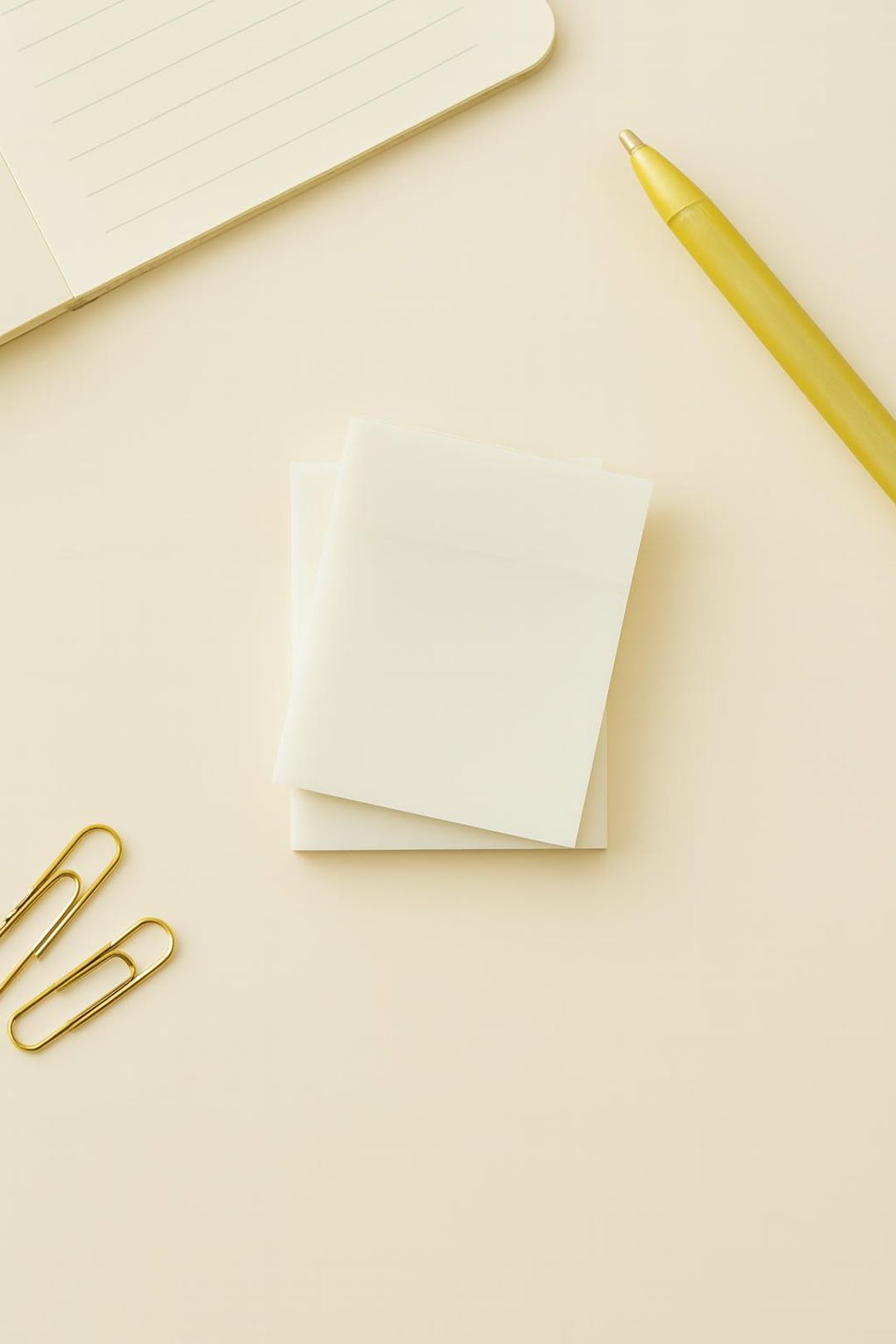 Clear Sticky Notes | Transparent Memo Pads for Studying, Journaling - Etsy
