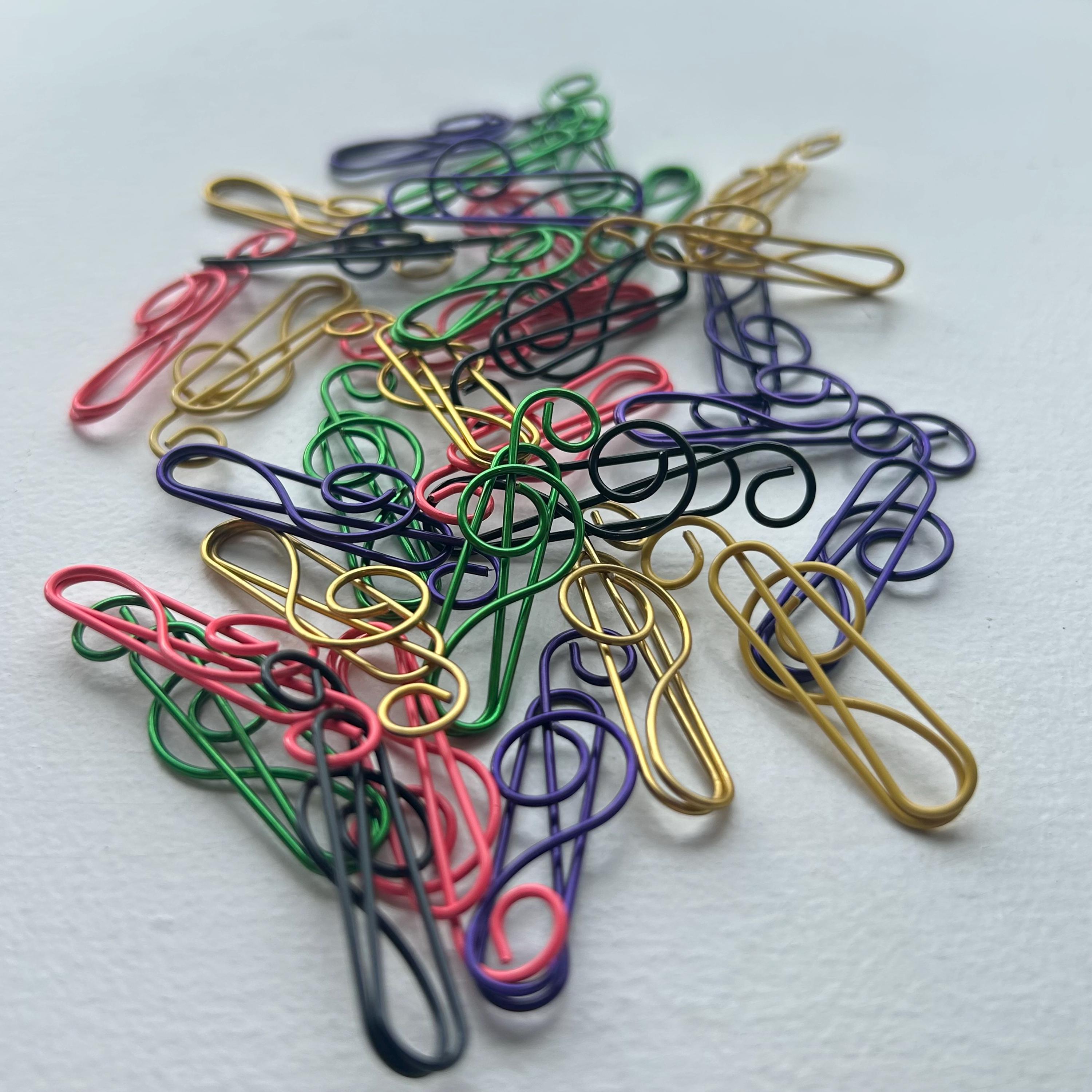 Treble Clef Music Paper Clips: Musical Stationery (40mm X 12mm) - Etsy
