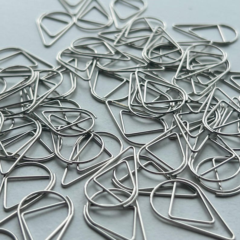 Gold Teardrop Paper Clips: Wedding Invitation Stationery (25mm X 15mm ...
