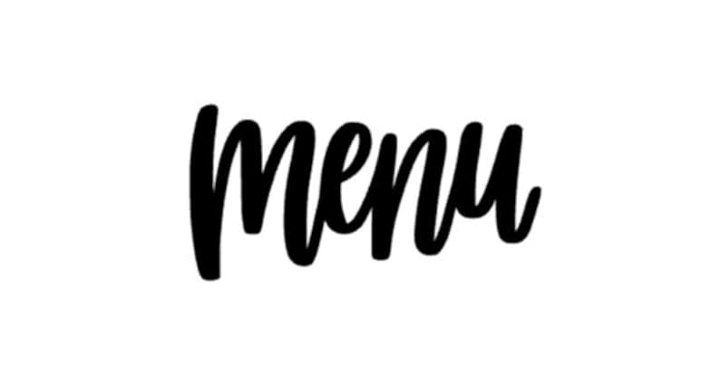Customizable Menu Weekly Planner Vinyl Decal-kitchen Organization ...