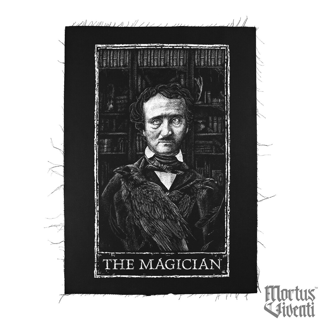 The Magician Tarot Card Large Patch, Gothic / Emo Appliqué, Decorative ...