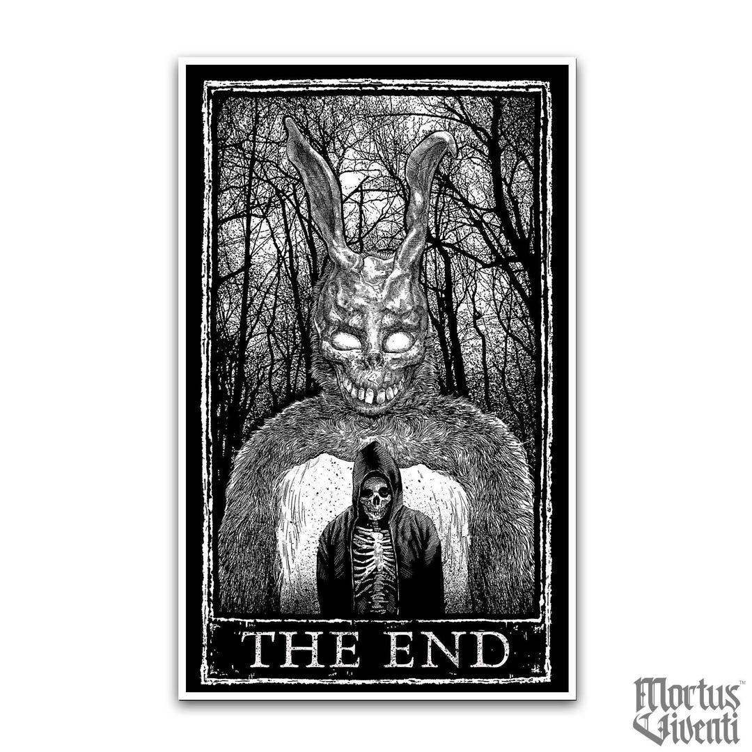 The End Tarot Card Poster 11x17 – Gothic Wall Art Print, Dark Occult ...