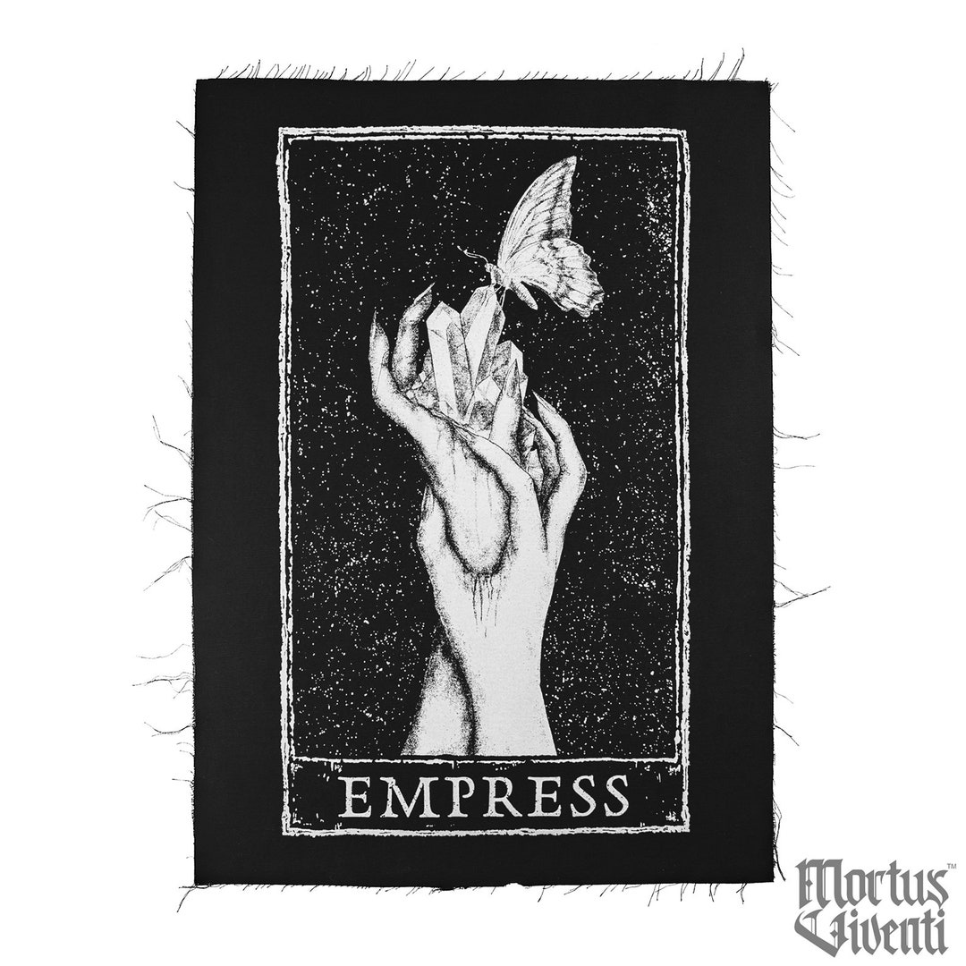 The Empress Tarot Card Large Patch, Gothic / Emo Appliqué, Decorative ...