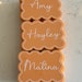 Wave Name Cards | Acrylic + Laser | Personalised, Individual Guests ...