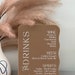 Wave Drinks Menu Sign | Acrylic + Laser | Minimalist | Wedding | the ...