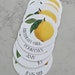 Lemon Name Place Cards Circle Wedding Bridal Baby Shower - Etsy