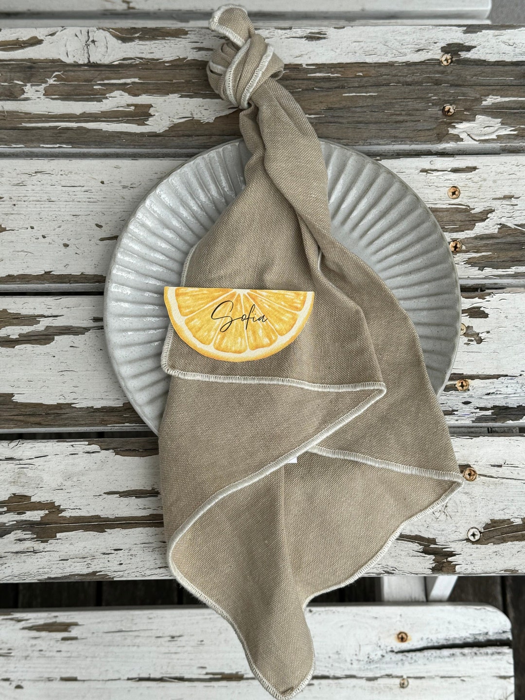 Lemon Name Place Cards | Lemon Slice, Wedge | Wedding, Bridal Baby ...
