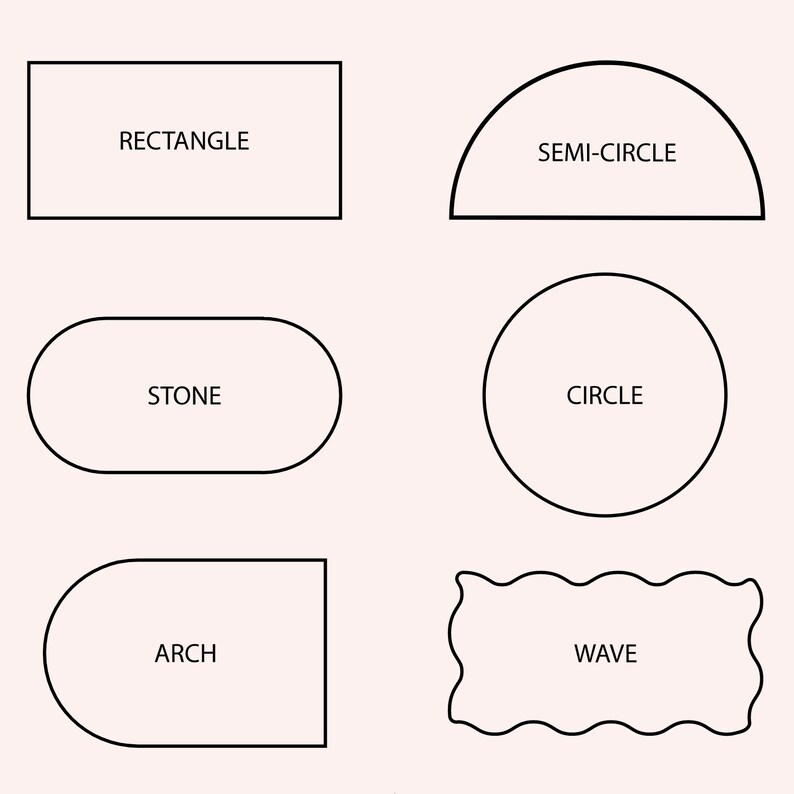 Stone Oval Name Cards Acrylic Laser Personalised - Etsy