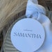 Circle Name Place Cards | Wedding, Bridal, Baby Shower, Birthday Party ...