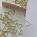 Triangle Gold and Silver Paper Clips | Sets Bundle | Wedding Stationery ...