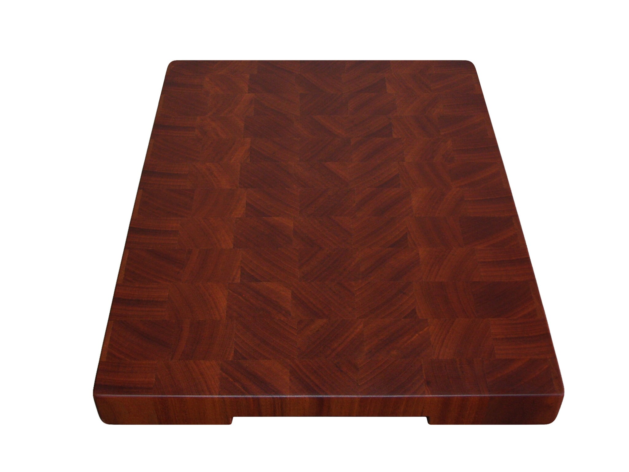 Sapele, Large Cutting Board End Grain With Feet, Butcher Block ...