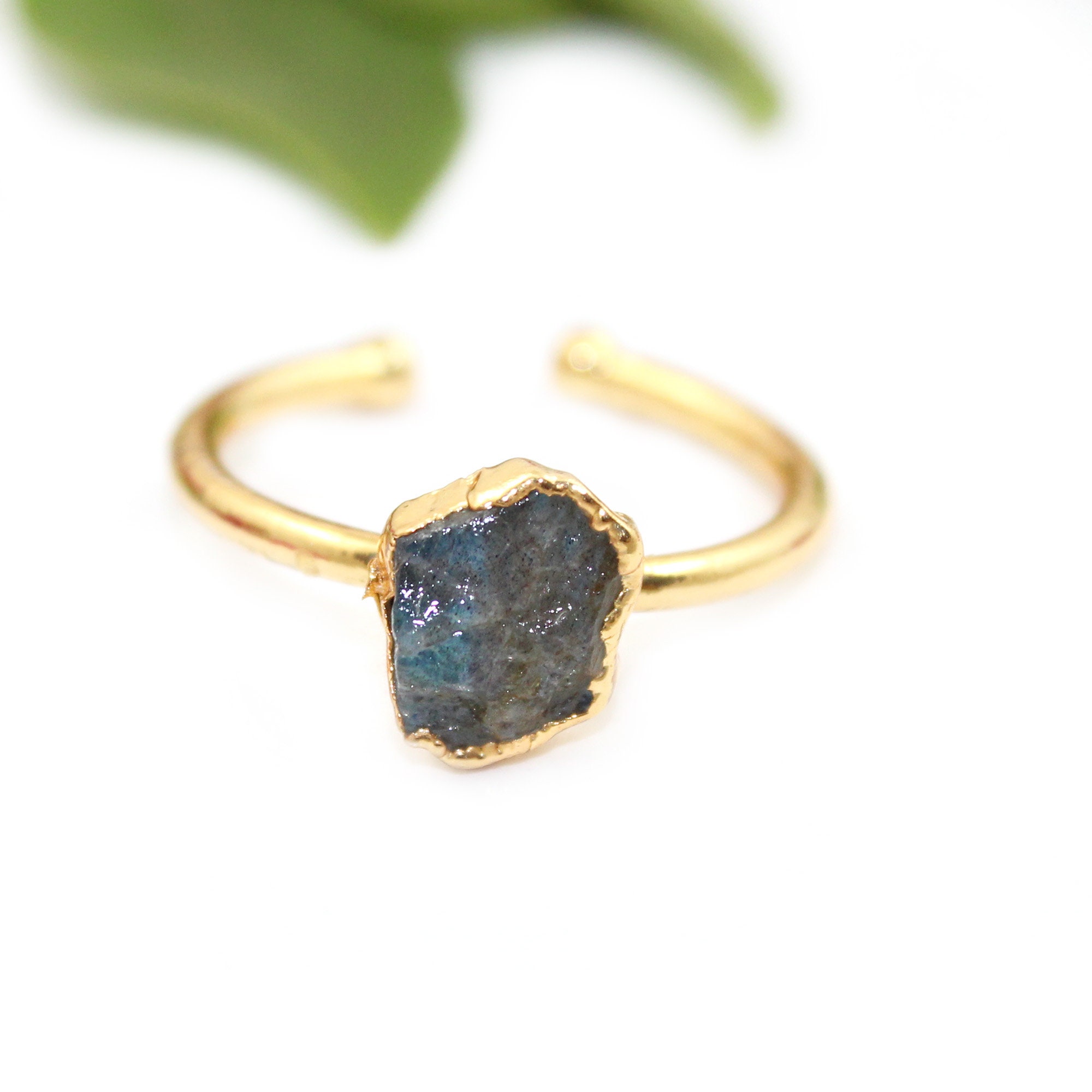 Timeless Beauty Real Raw Gemstone Rings Natural Raw | Etsy