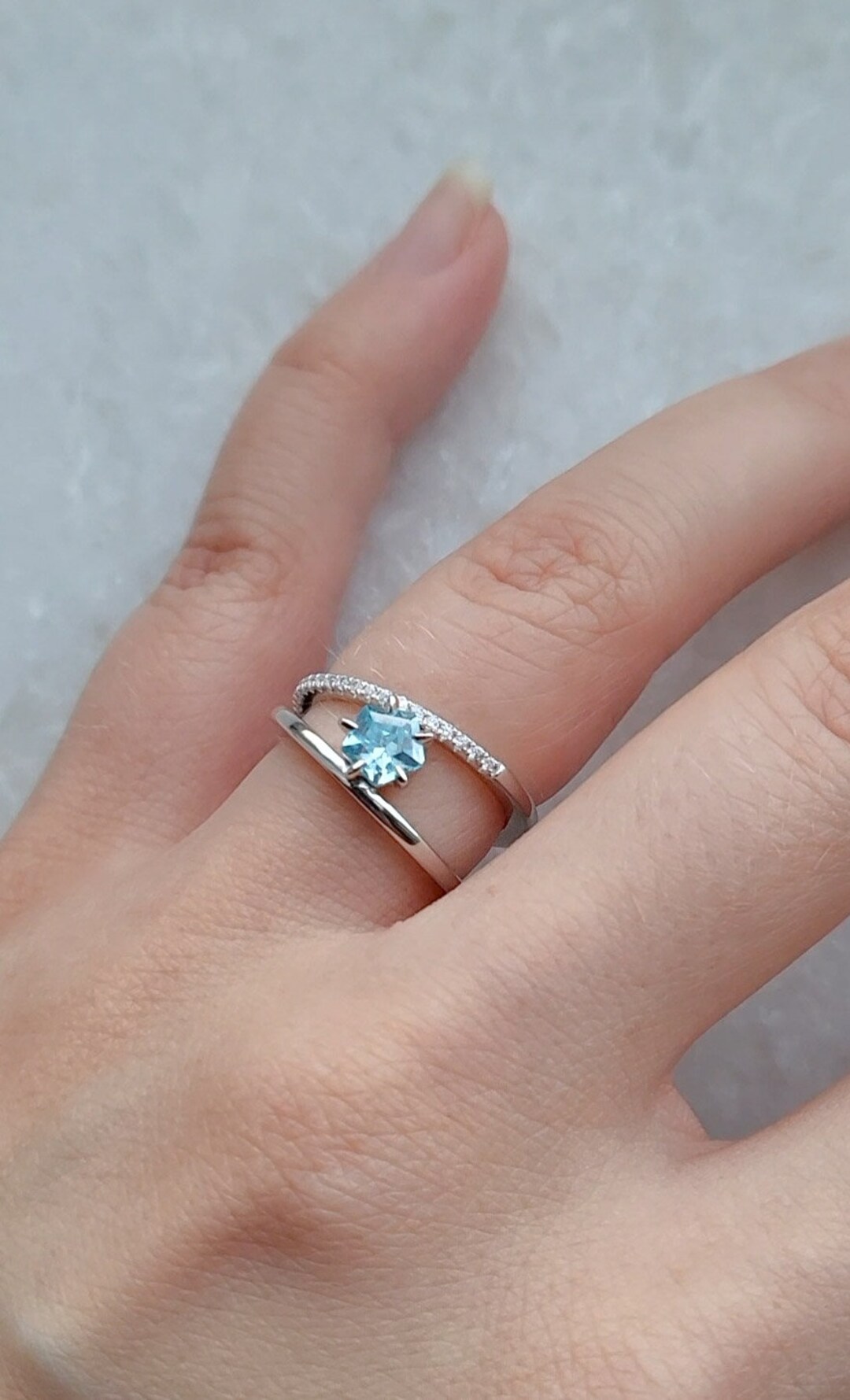 Pentagon Cut V-style Ring Norway Winter Shinee Jewelry Kpop Accessories ...