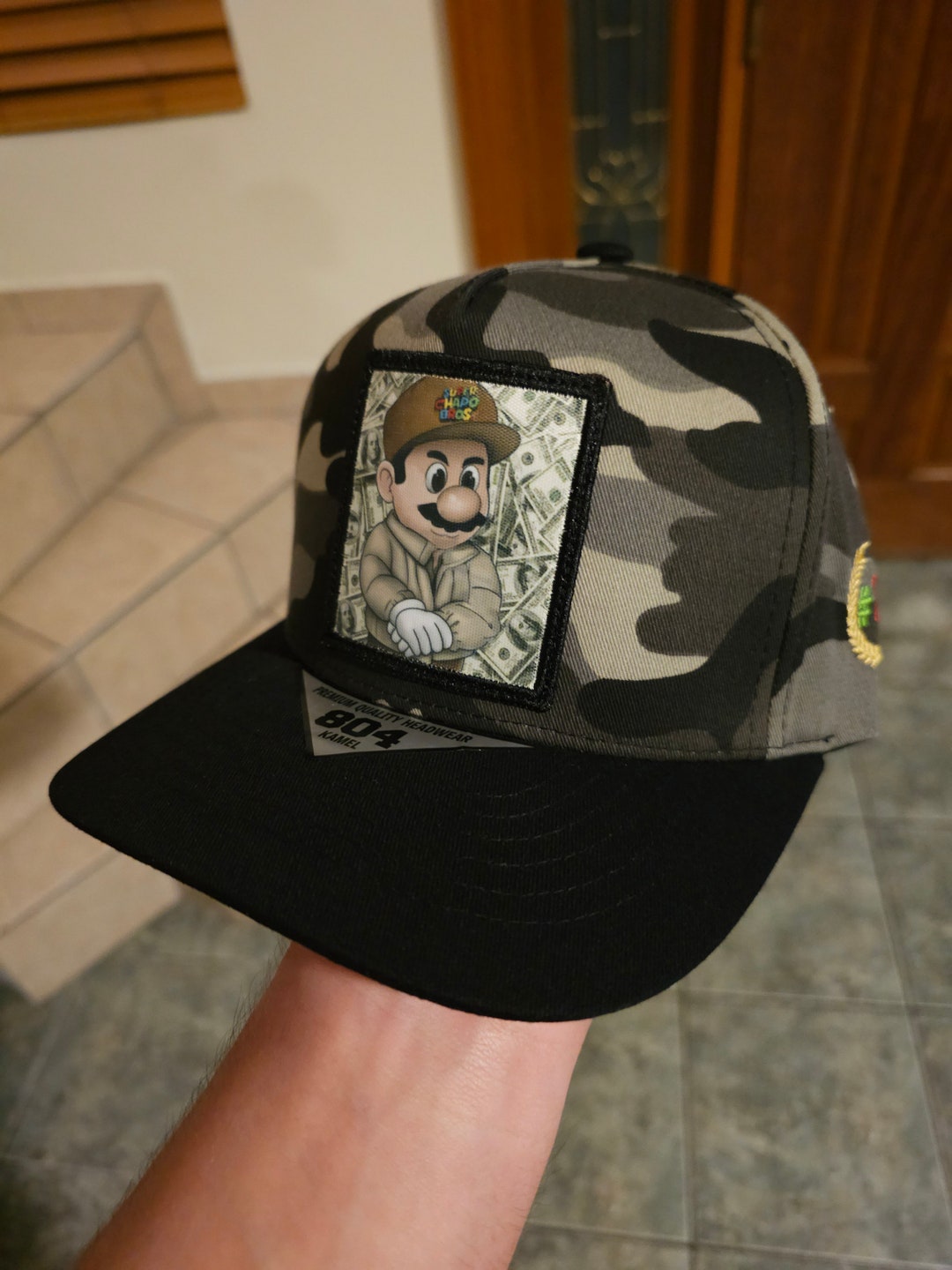 El Del Sombrero Snapback Hat Camo/black Mayiza Chapiza Jgl Mayo Gorra ...