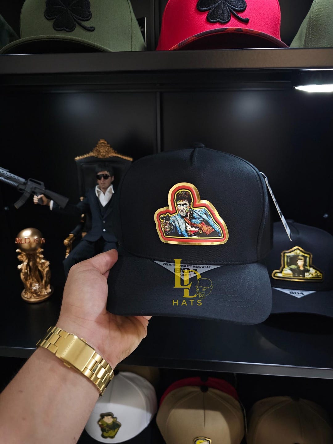 Scarface the World is Yours Snapback Hat Caracortada Tony Montana Gorra ...