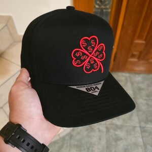 Gorra Belica Snapback Hat Trebol Buena Suerte Good Luck Black Clover ...