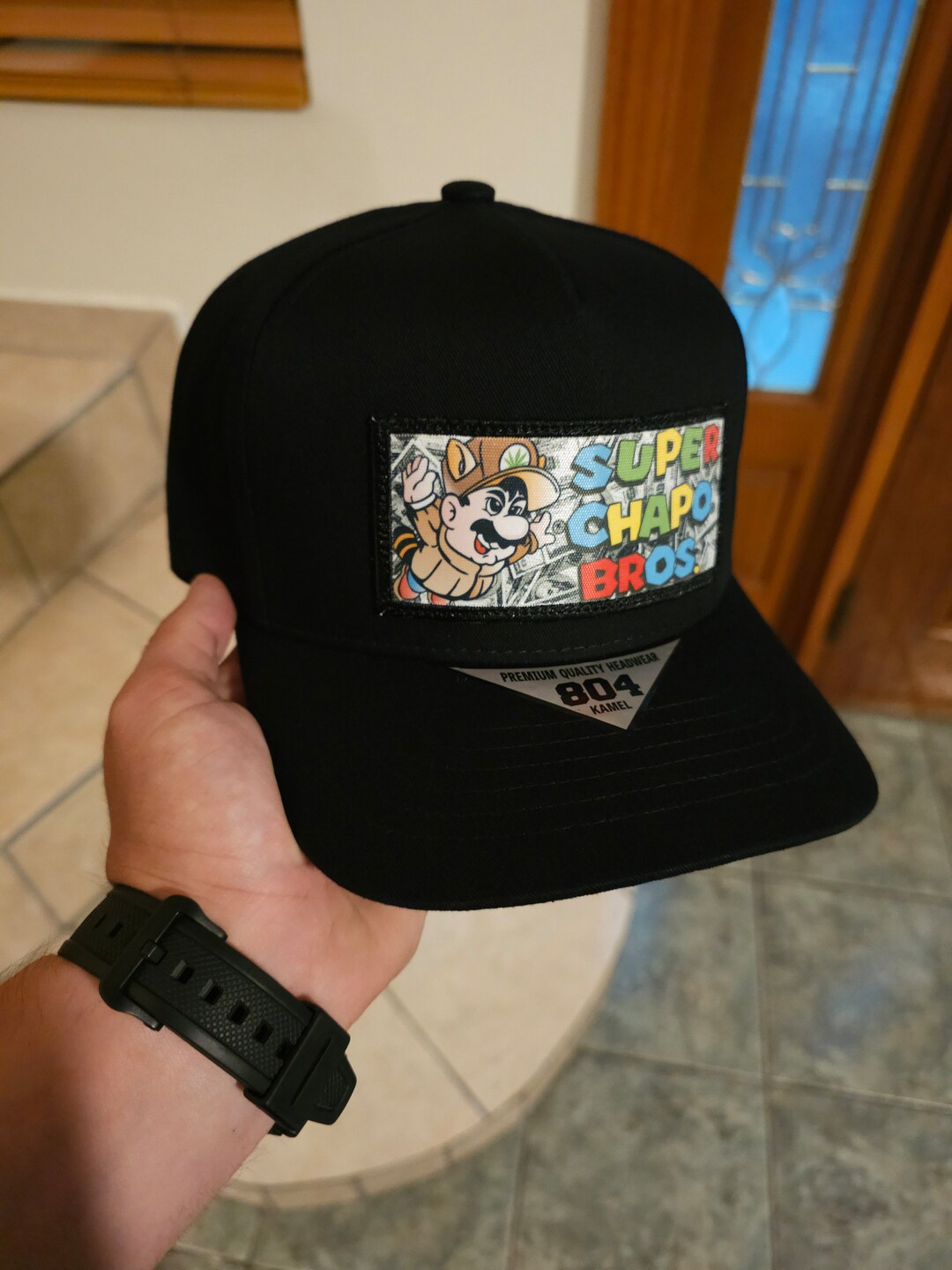 El Del Sombrero Snapback Hat Black/red Camo Mayiza Chapiza Jgl Mayo ...