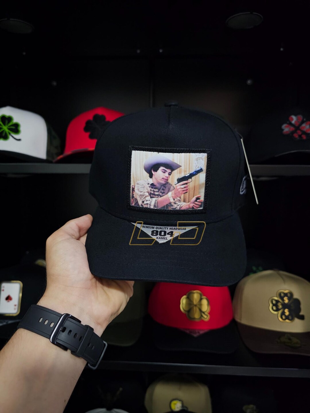 Chalino Sanchez El Rey Del Corrido 701 Black/camo Snapback Hat Gorra ...