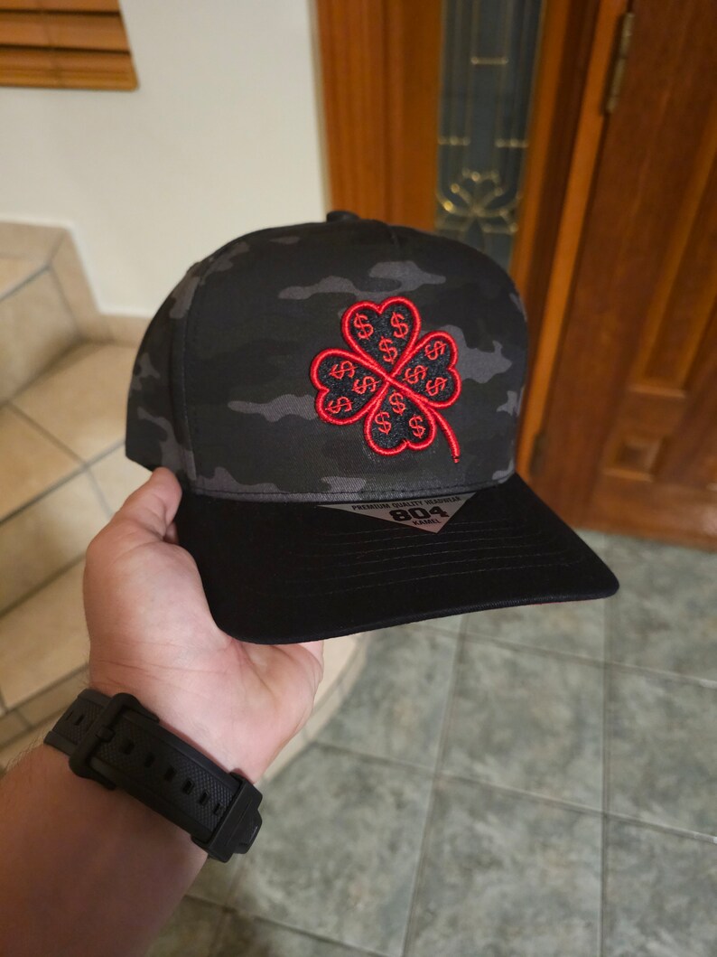 Gorra Belica Snapback Hat Trebol Buena Suerte Good Luck Black - Etsy