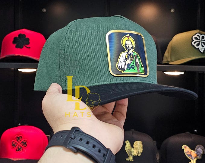 San Judas Santo Saint Jude Catholic Saint Hat Snapback Corridos ...
