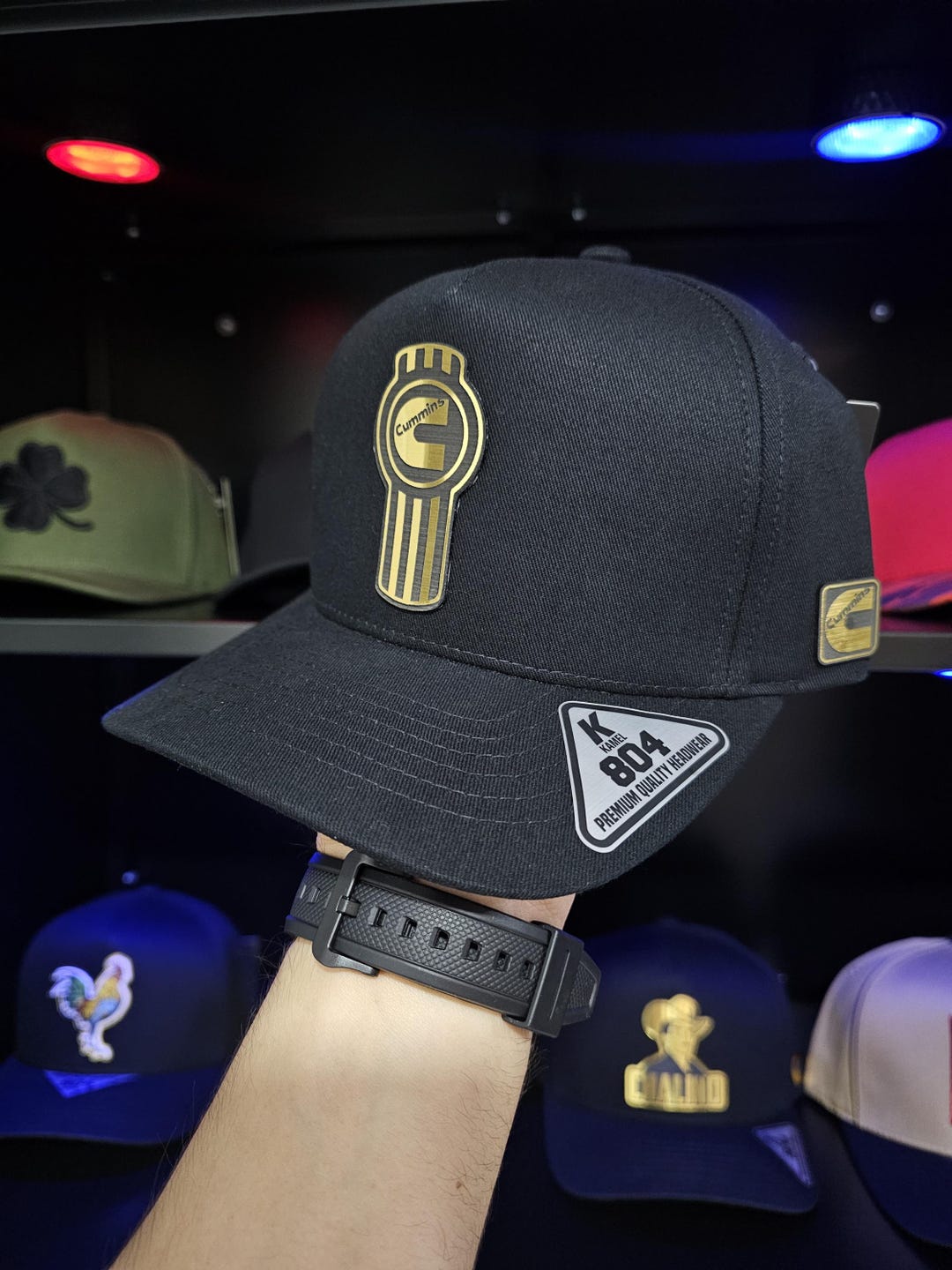 Cummins Diesel Snapback Hat Trucker Cap Adjustable Black Dodge Ram ...