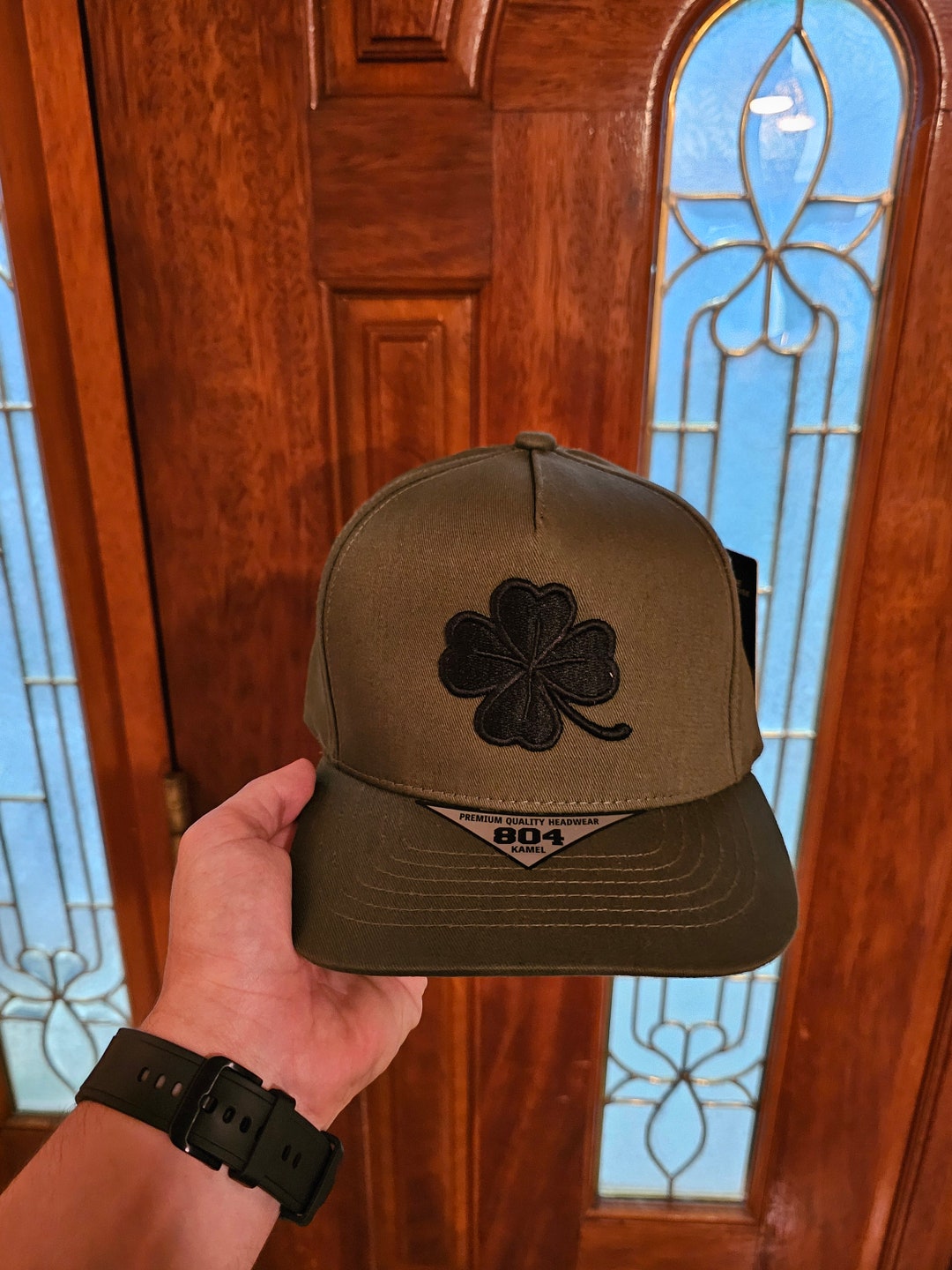 Gorra Belica Snapback Hat Trebol Buena Suerte Good Luck Green/black ...