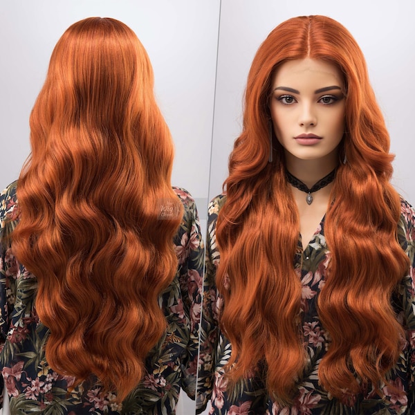 Orange Wig - Etsy