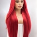 Red Wig Long Red Lace Wig Hollywood Glamour Wig Red Little Mermaid Wig ...