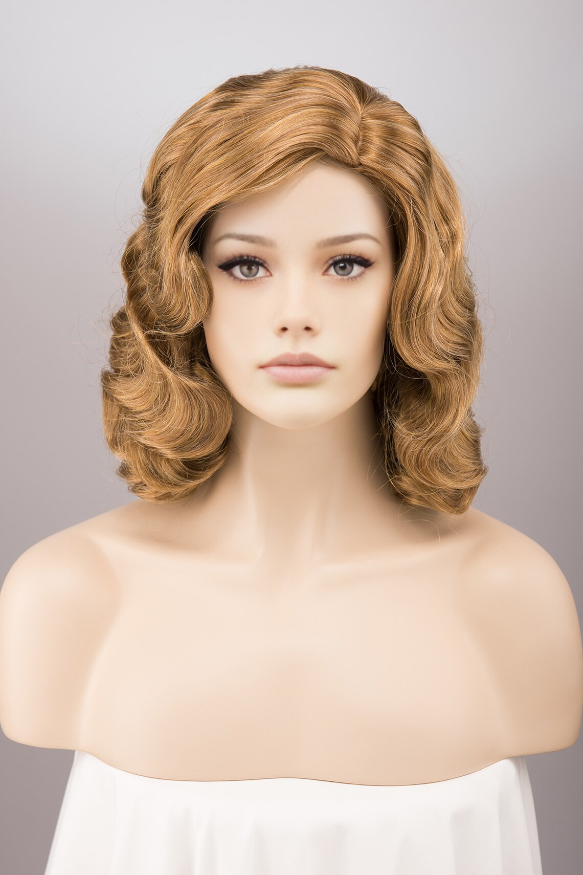 Golden Ash Honey Blonde Finger Wave Great Gatsby Cosplay Wig Ashton - Etsy
