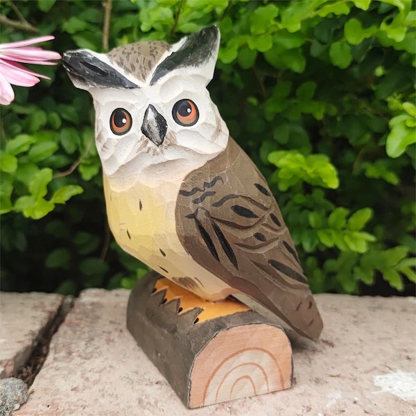 Wooden Owl - Etsy