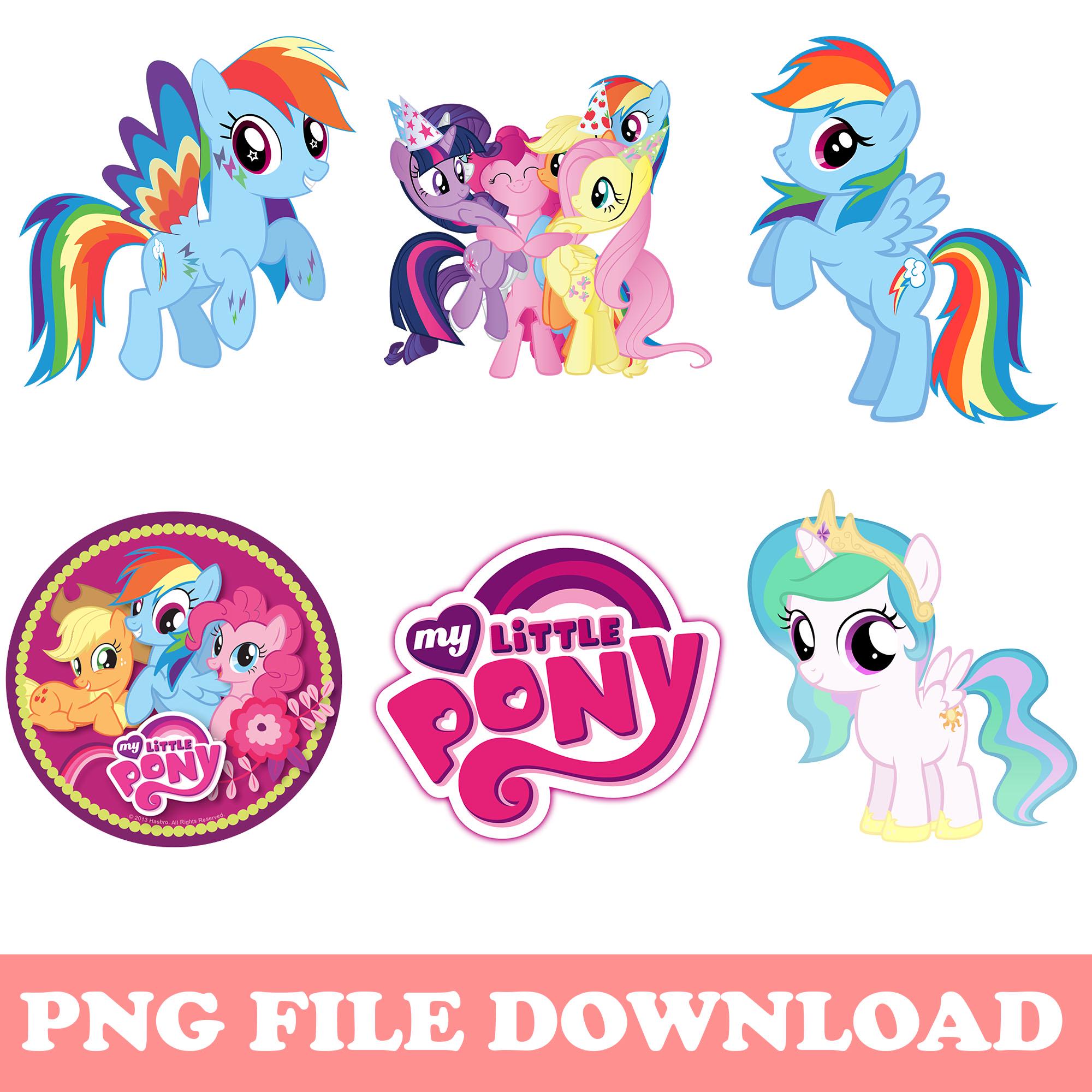 Little Pony Bundle Png, Cutie Pony Logos Unicorn Png, Cute Unicorns Png ...