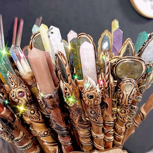 Crystal Wand - Etsy