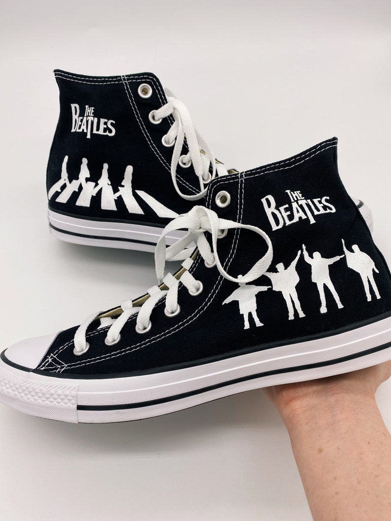 Hand Painted The Beatles Converse | Etsy