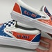 Hand Painted University of Illinois Urban Champaign Vans - Etsy