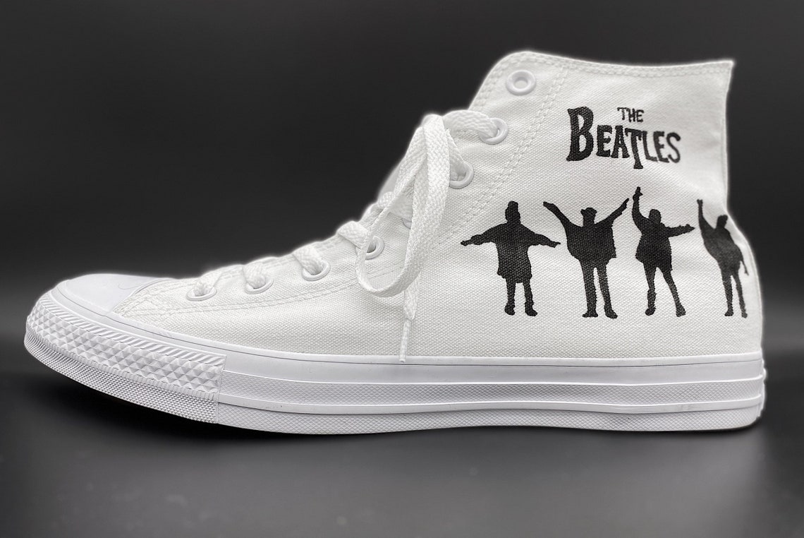 Hand Painted The Beatles Converse | Etsy