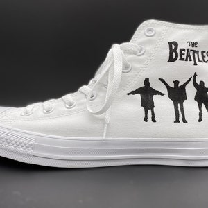 Hand Painted the Beatles Converse - Etsy