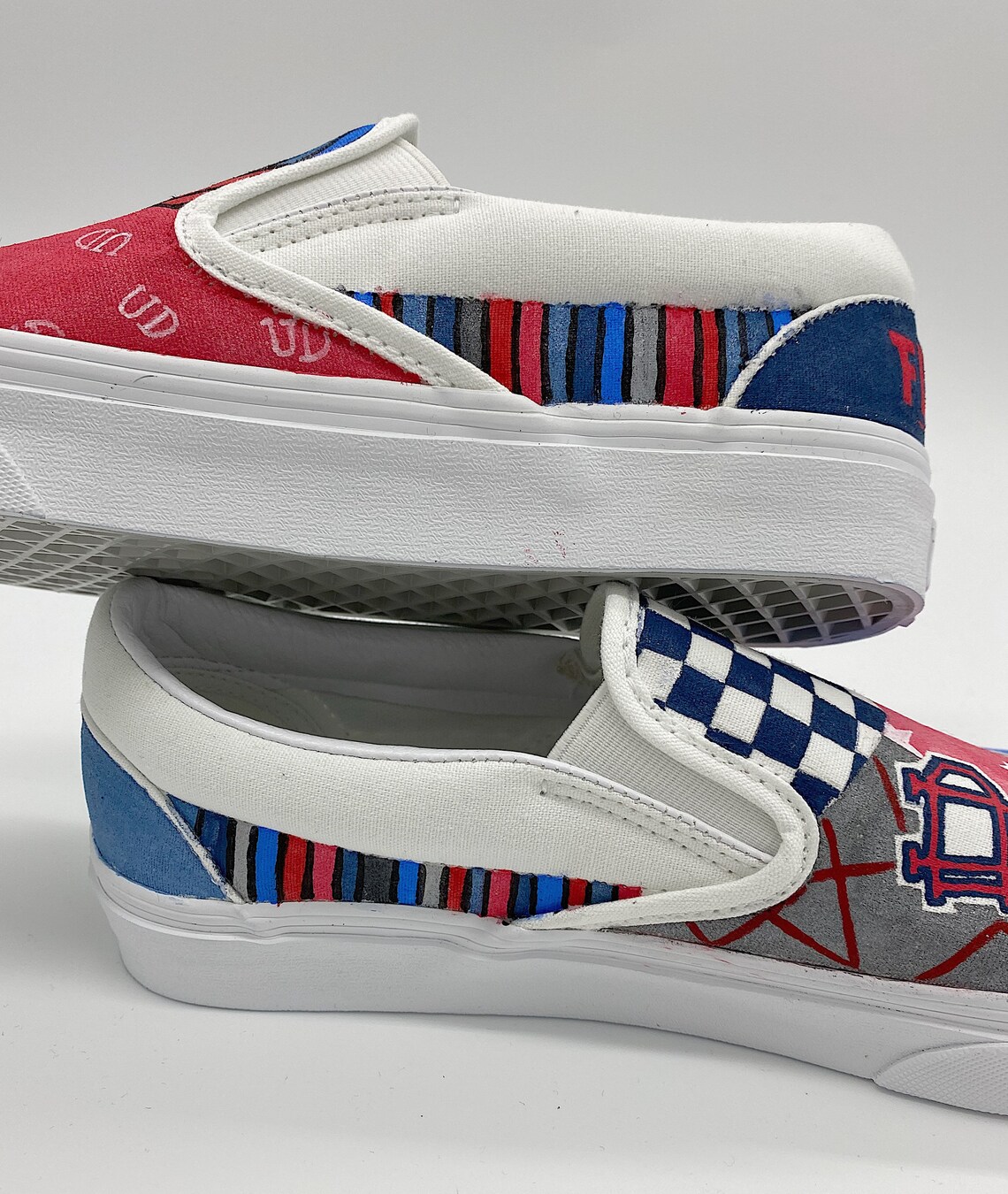 Hand Painted University of Dayton Flyers Vans - Etsy