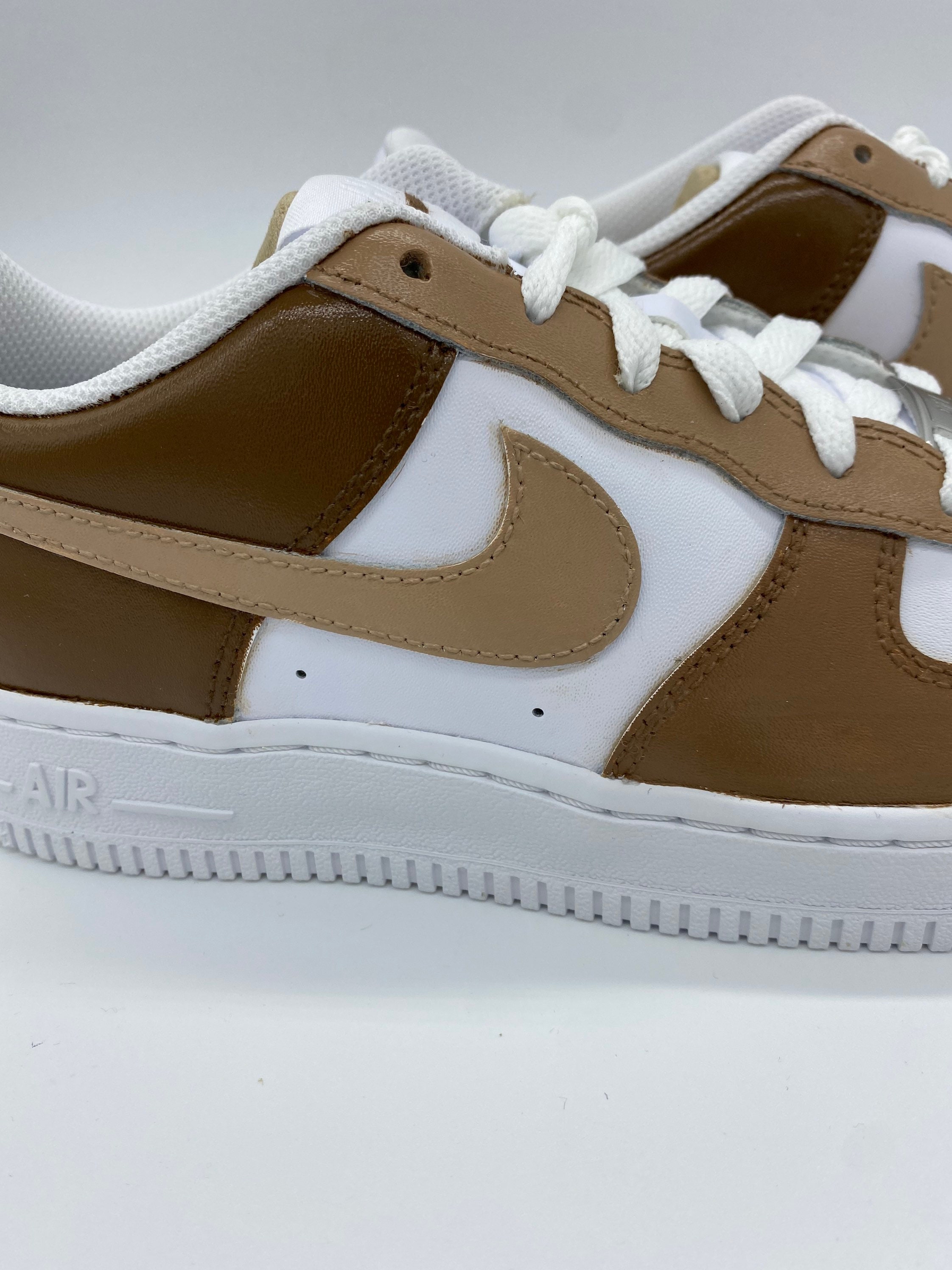 Custom Hand-painted Color Block Nike Air Force 1s | Etsy