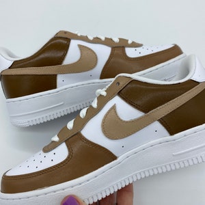 Custom Hand-painted Color Block Nike Air Force 1’s - Etsy