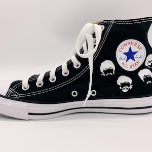 Hand Painted the Beatles Converse - Etsy