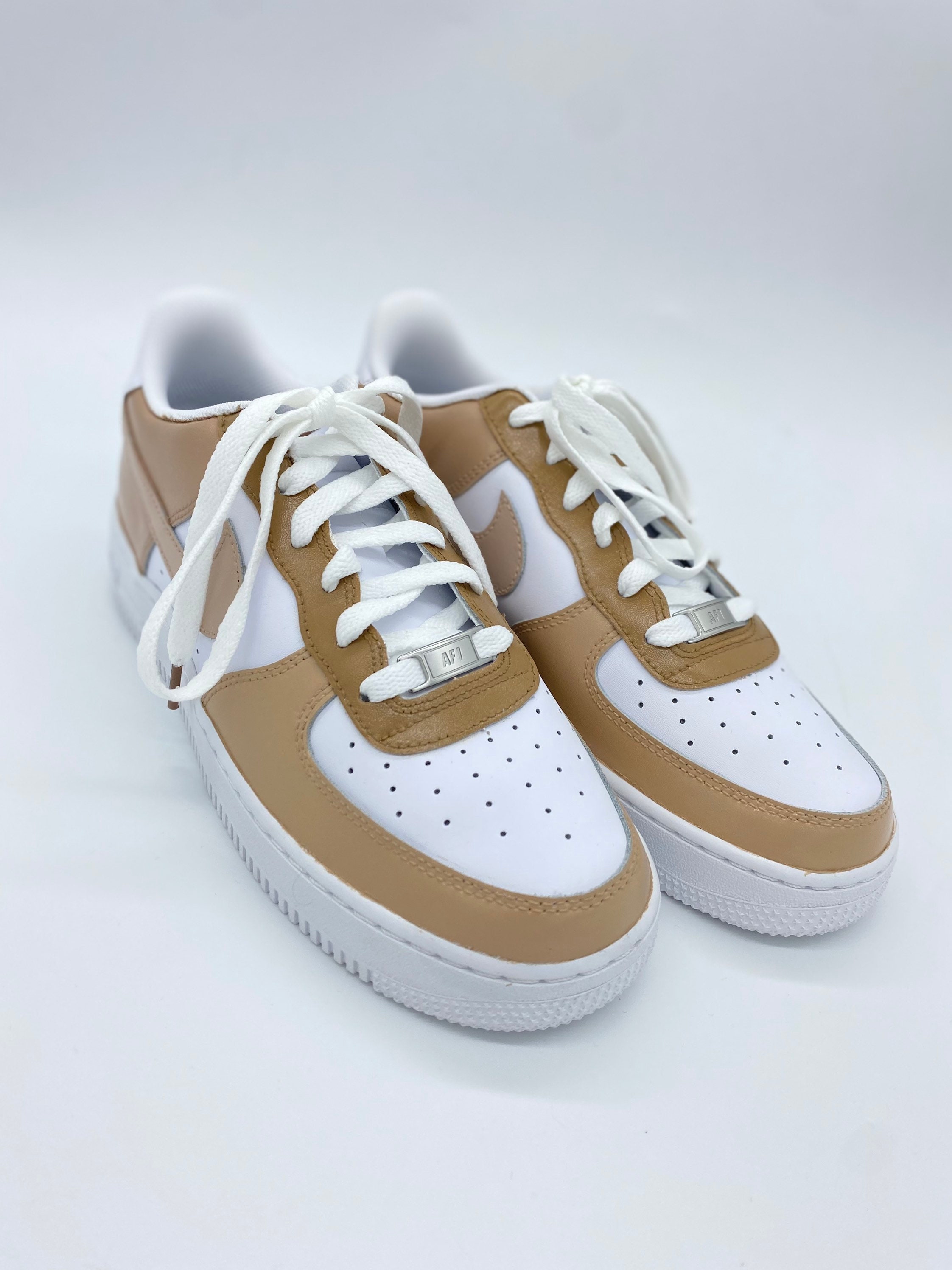 Custom Hand-painted Color Block Nike Air Force 1s - Etsy