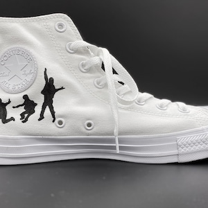 Hand Painted the Beatles Converse - Etsy