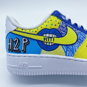 Custom College/university Themed Nike Air Force 1’s - Etsy