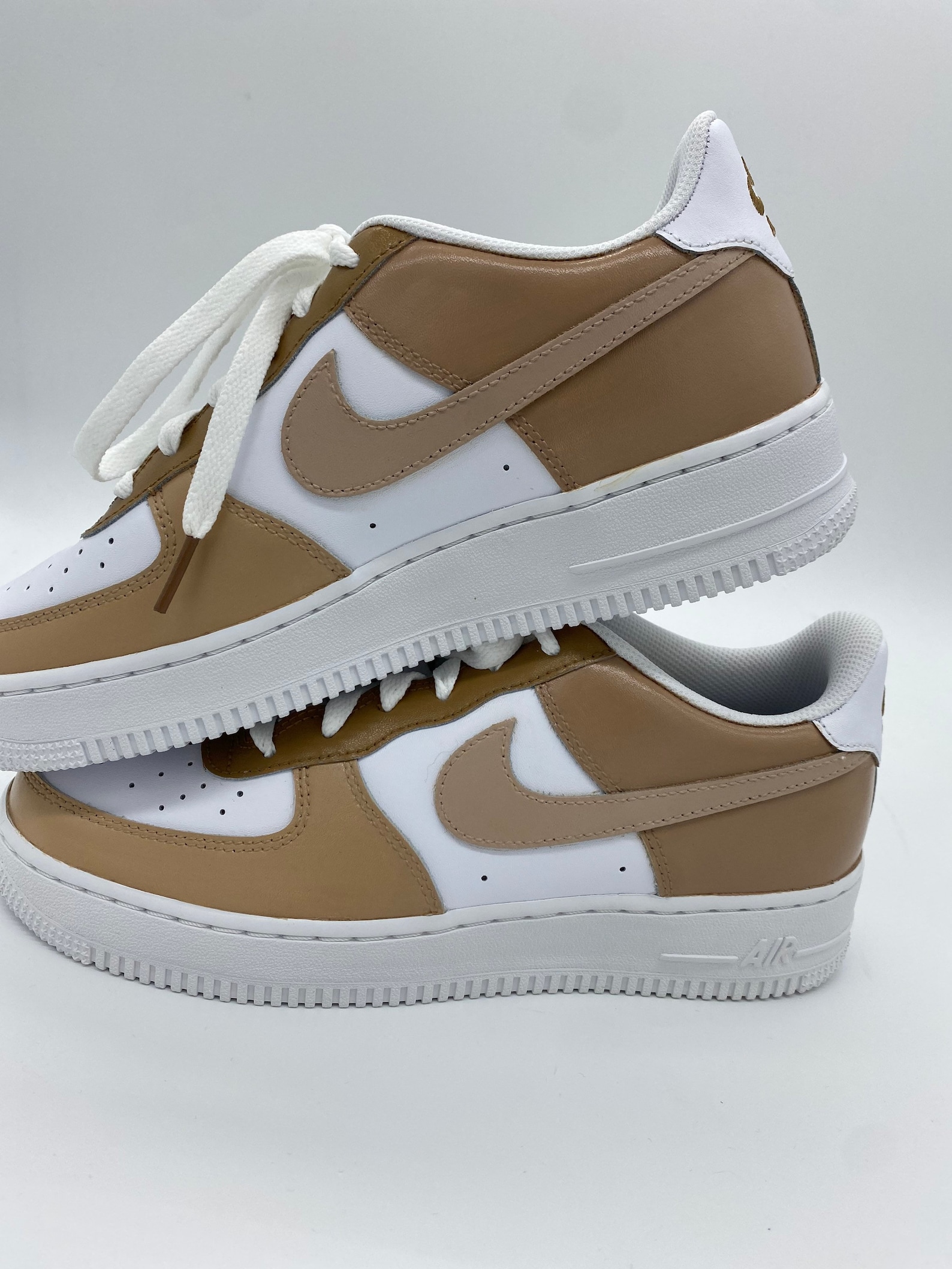 Custom Hand-painted Color Block Nike Air Force 1s - Etsy