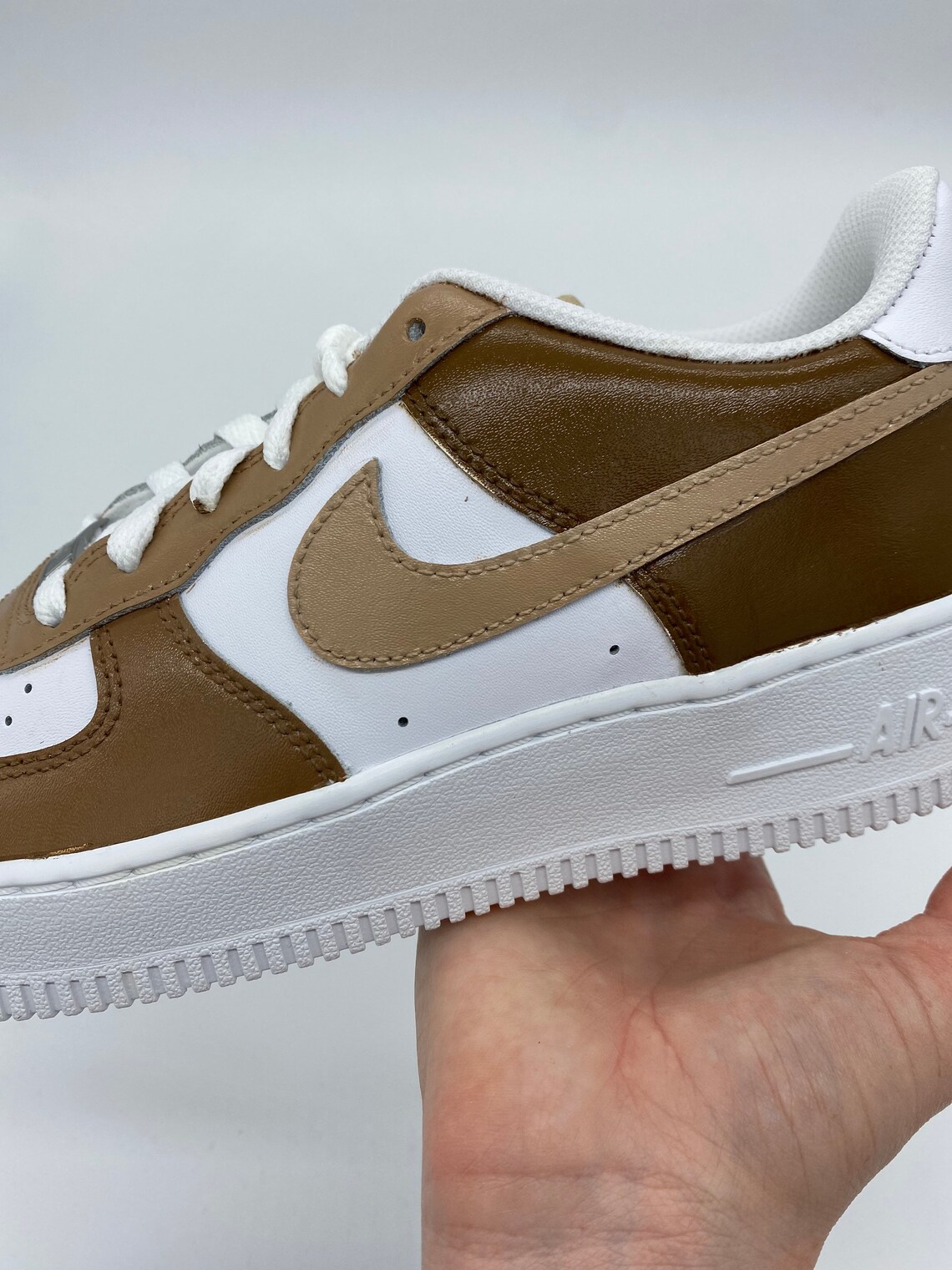 Custom Hand-painted Color Block Nike Air Force 1s - Etsy