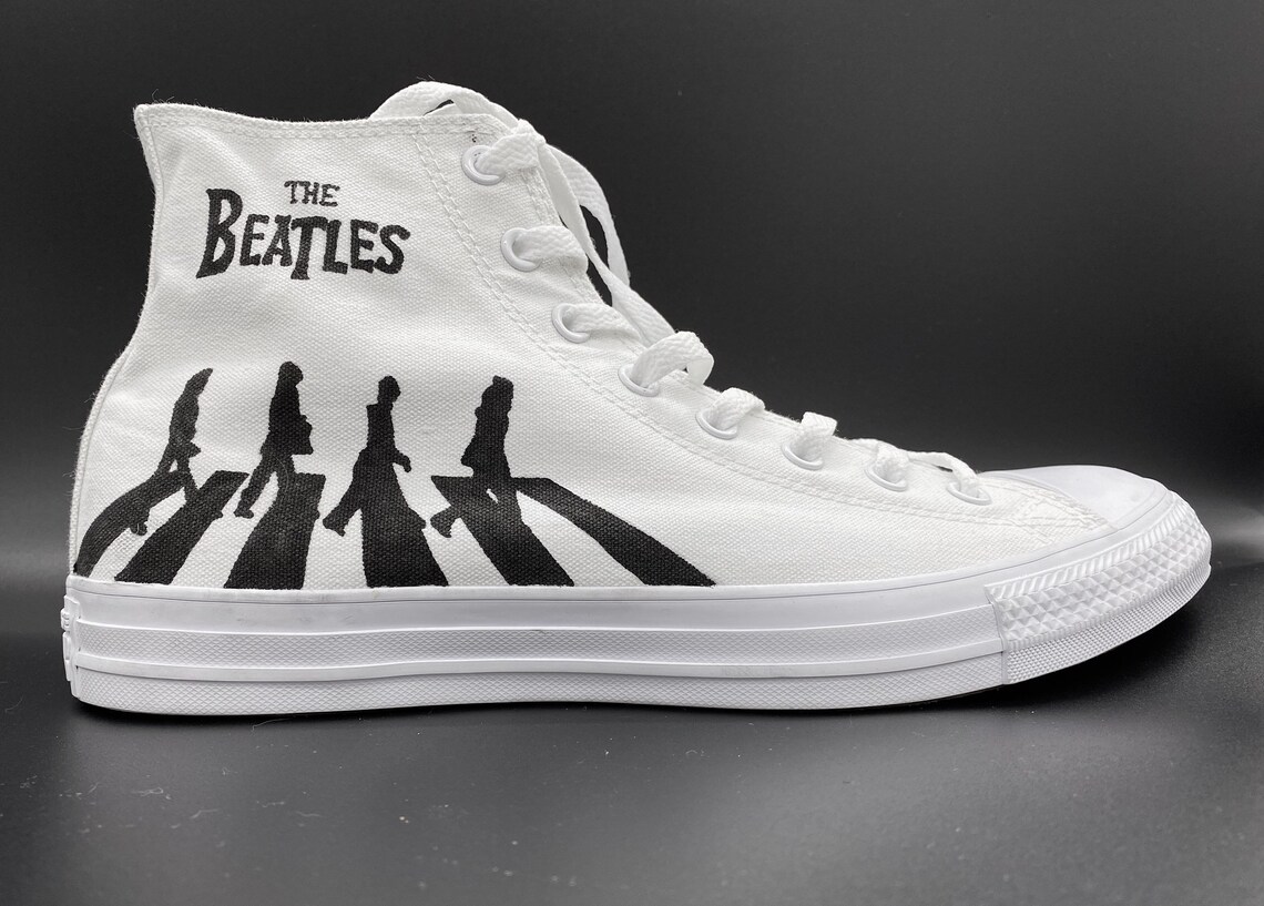 Hand Painted The Beatles Converse | Etsy