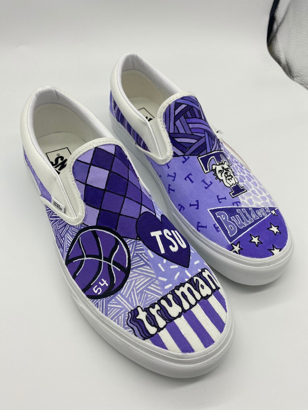 Hand Painted Truman State University Vans - Etsy