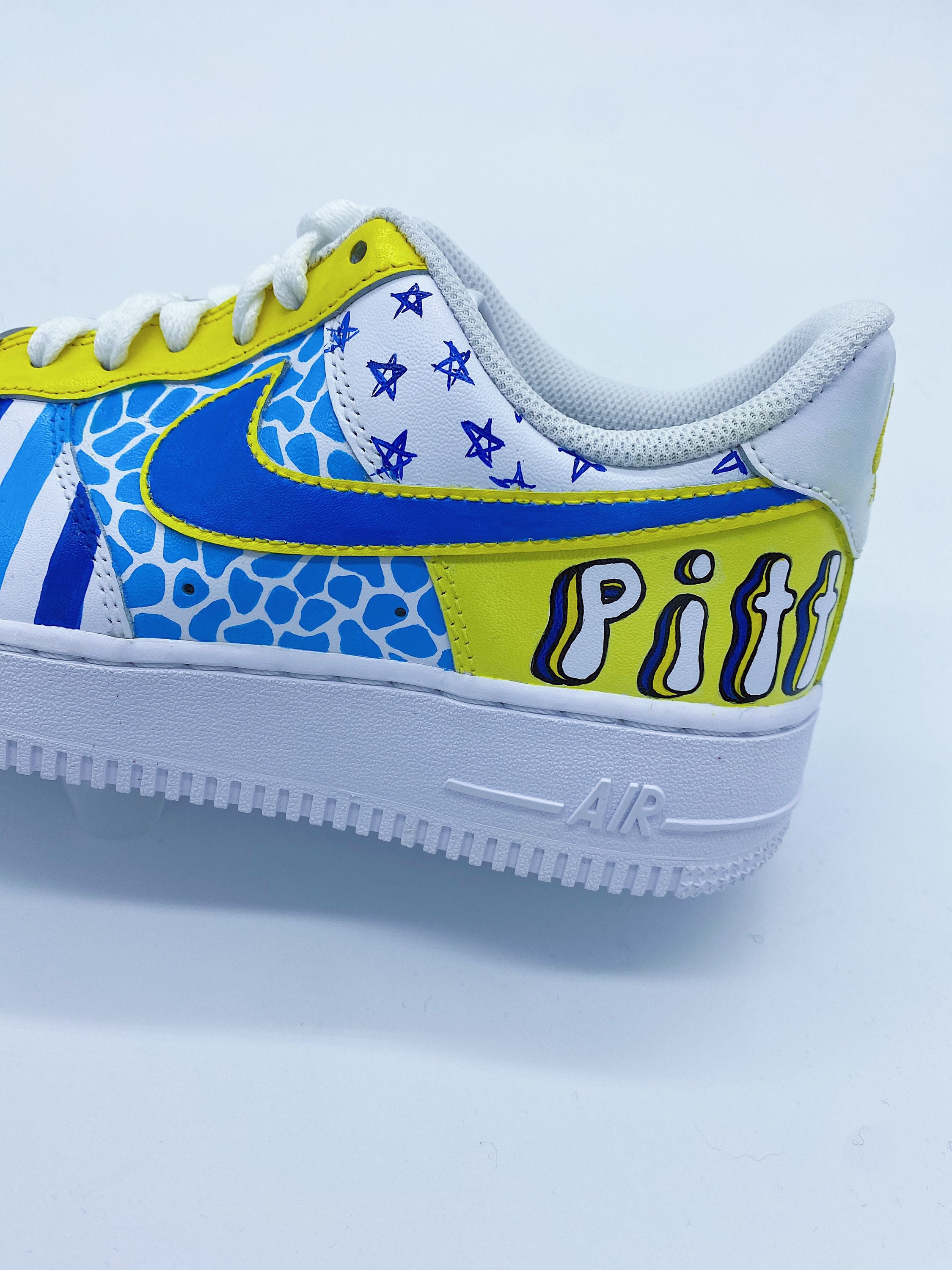 Custom College/university Themed Nike Air Force 1’s - Etsy