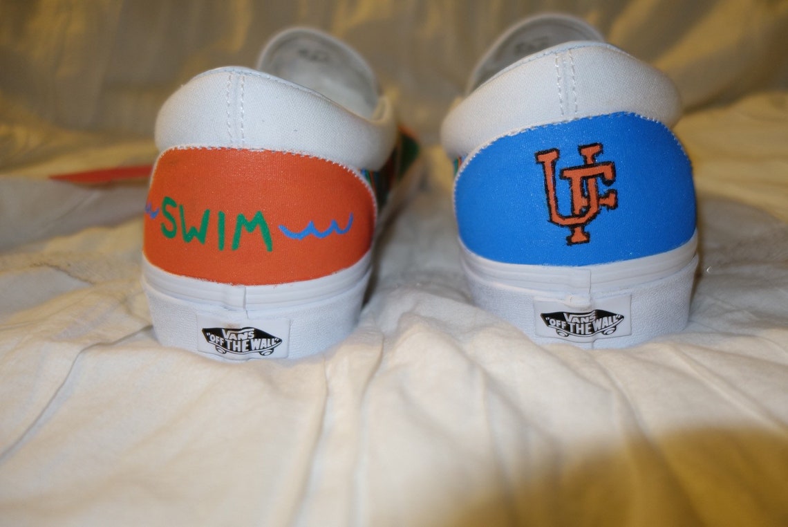 Hand Painted University of Florida Gators Vans - Etsy